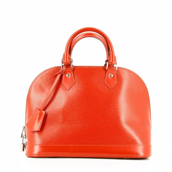 Louis Vuitton | Bags | Louis Vuitton Red Alma Bag In Epi Leather | Poshmark